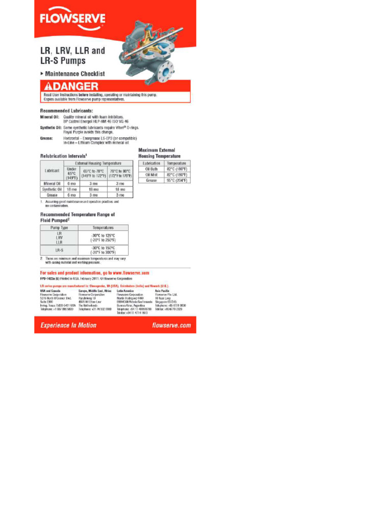8LR-20 Bearing Replacement | PDF