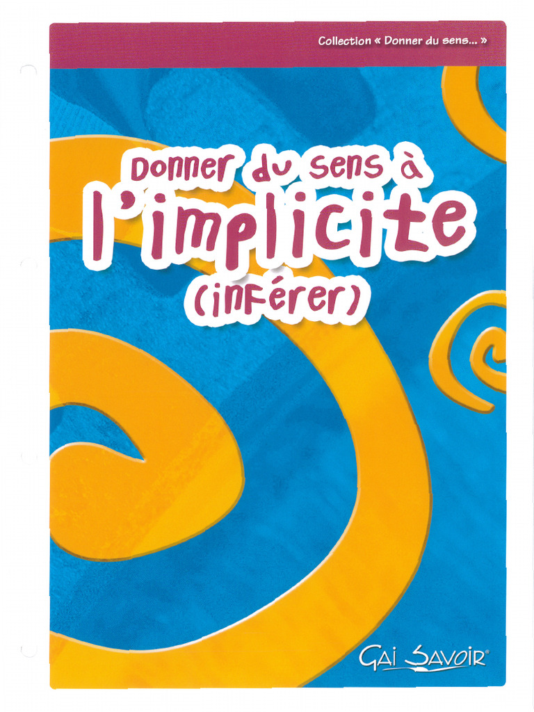 Donner Du Sens À L'implicite | PDF