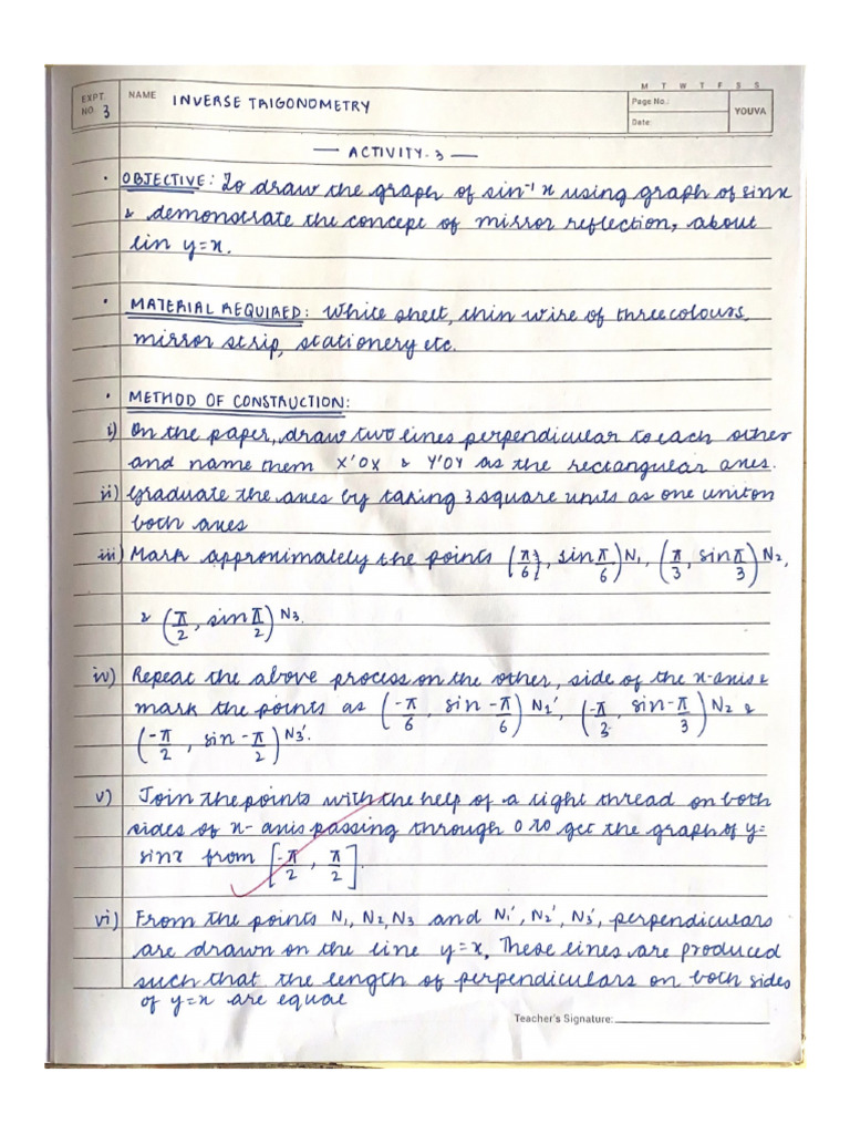 Inverse Trigonometric Functions Class 12 | PDF