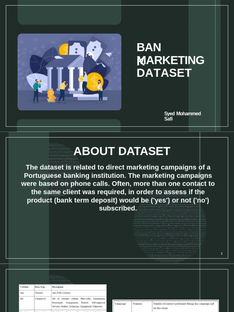 Bank Marketing Dataset | PDF | Marketing