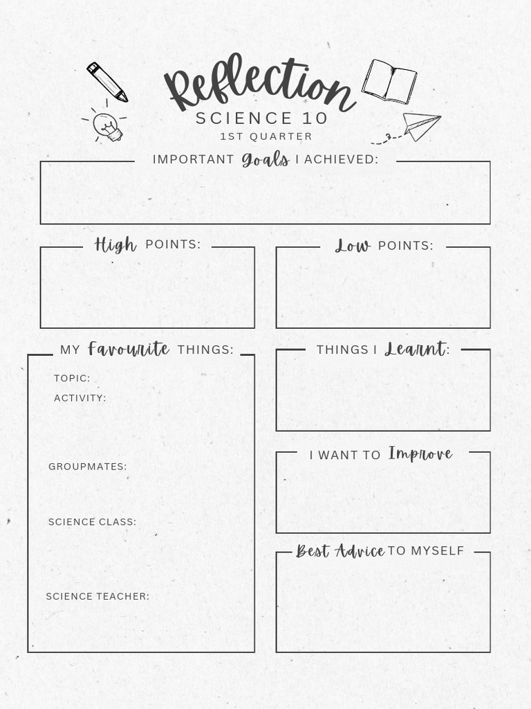 Reflection 1st-Quarter | PDF