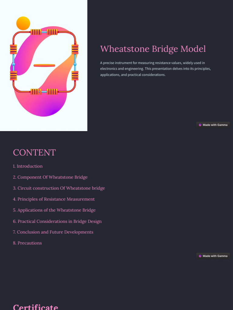 Wheatstone-Bridge-Model FT - PiyushMaan | PDF | Resistor | Voltage