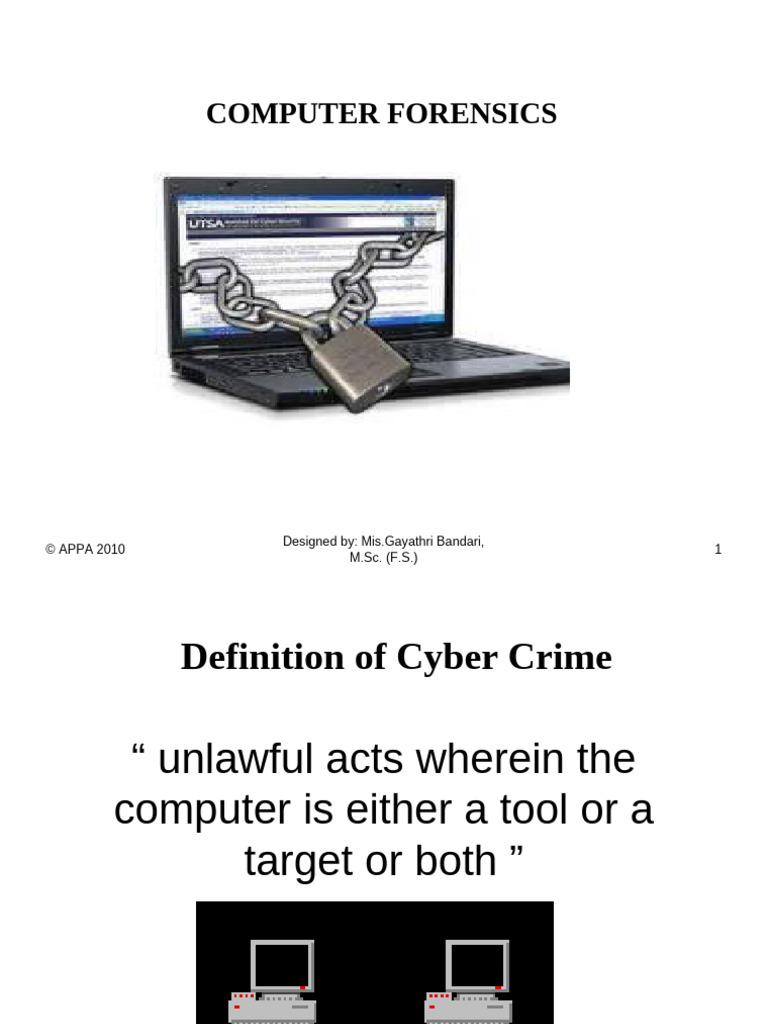 Cyber Forensics: Understanding Digital Crime | PDF | Computer Forensics | Floppy Disk