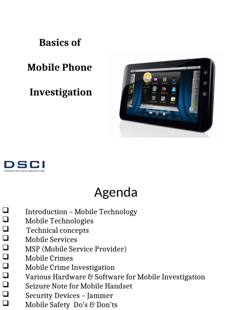 Basics of Mobile Crime Investigationv2.0 | PDF | Mobile Phones | 3 G