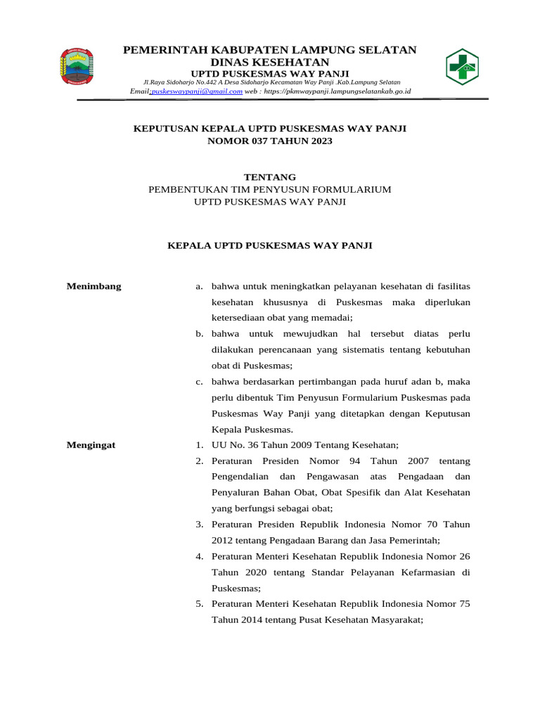 Tim Penyusun Formularium Way Panji Pdf