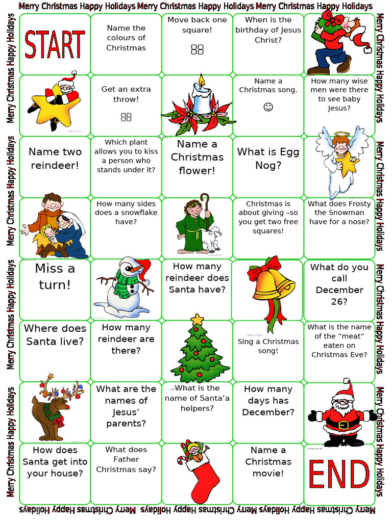 Fun Christmas Trivia Questions | PDF | Christmas | Santa Claus