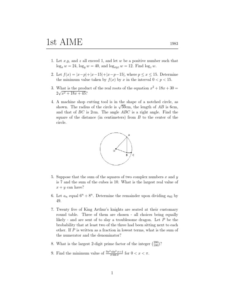 Math Problem Solving Challenge | PDF
