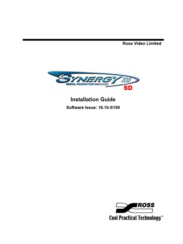 Synergy 100 | PDF | Power Supply | Electronics