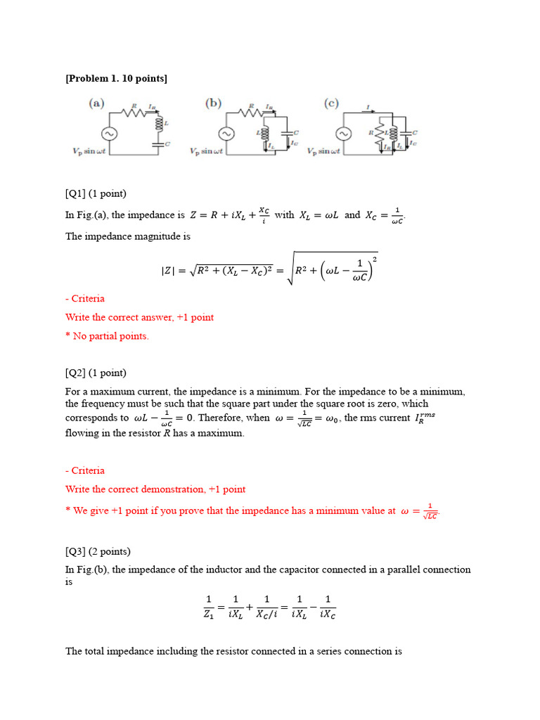 24fall GP2 Final Grading Criteria | PDF | Special Relativity | Electrical Impedance