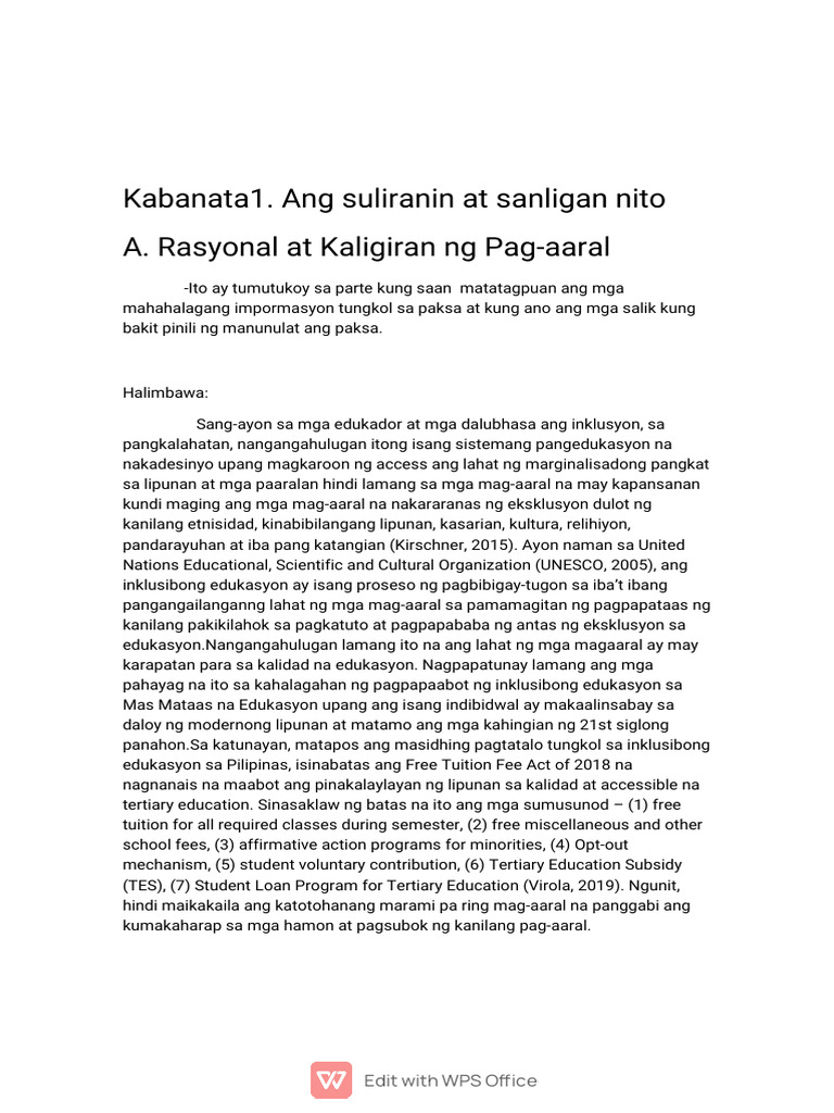 Research Sa Pagbasa | PDF