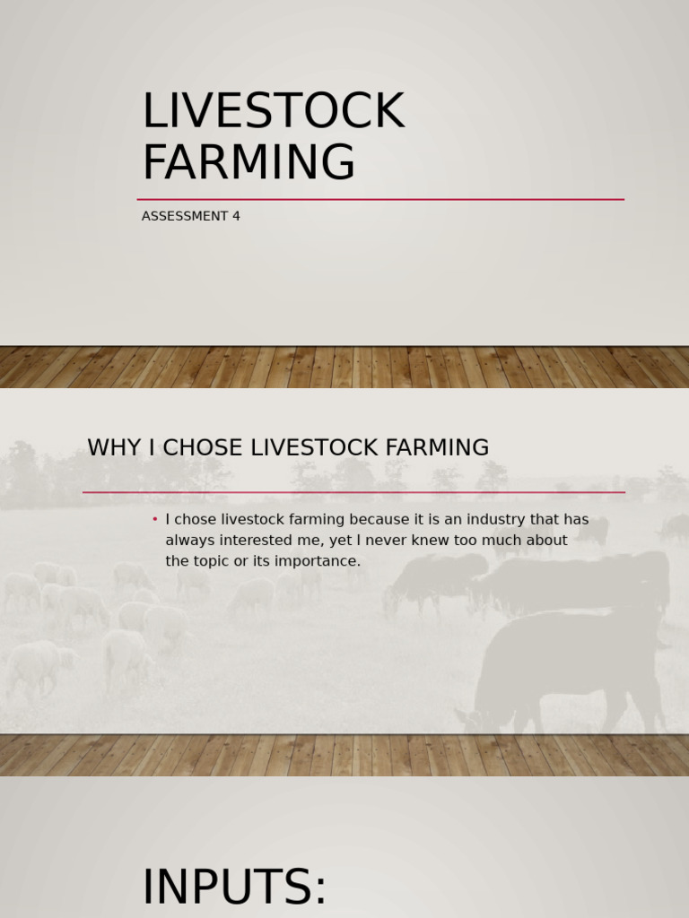 Livestock Farming | PDF