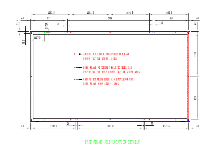Base Frame Hole Details | PDF
