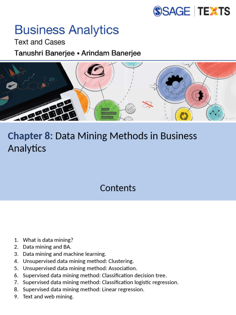 08 Banerjee and Banerjee Business Analytics Ch08 | PDF | Machine Learning | Data Mining