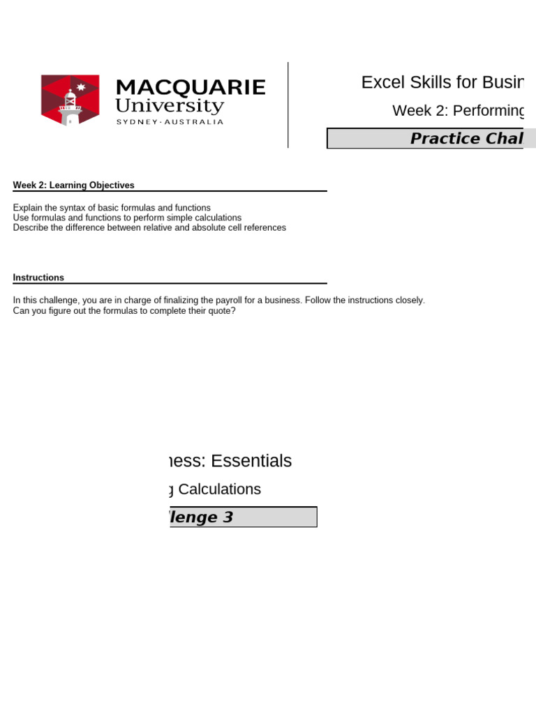 egIMN3kCEeibEhKPYaYbig W02 Challenge03-Solution | PDF
