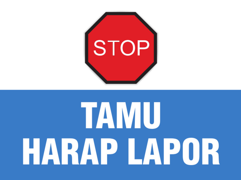 Tamu Harap Lapor | PDF