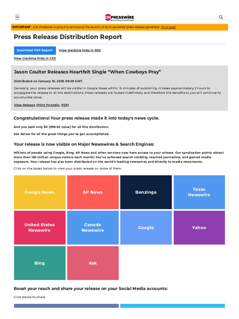 EINPresswire-Report2-777042086-jason-coulter-releases-heartfelt-single-when-cowboys-pray-1 | PDF ...