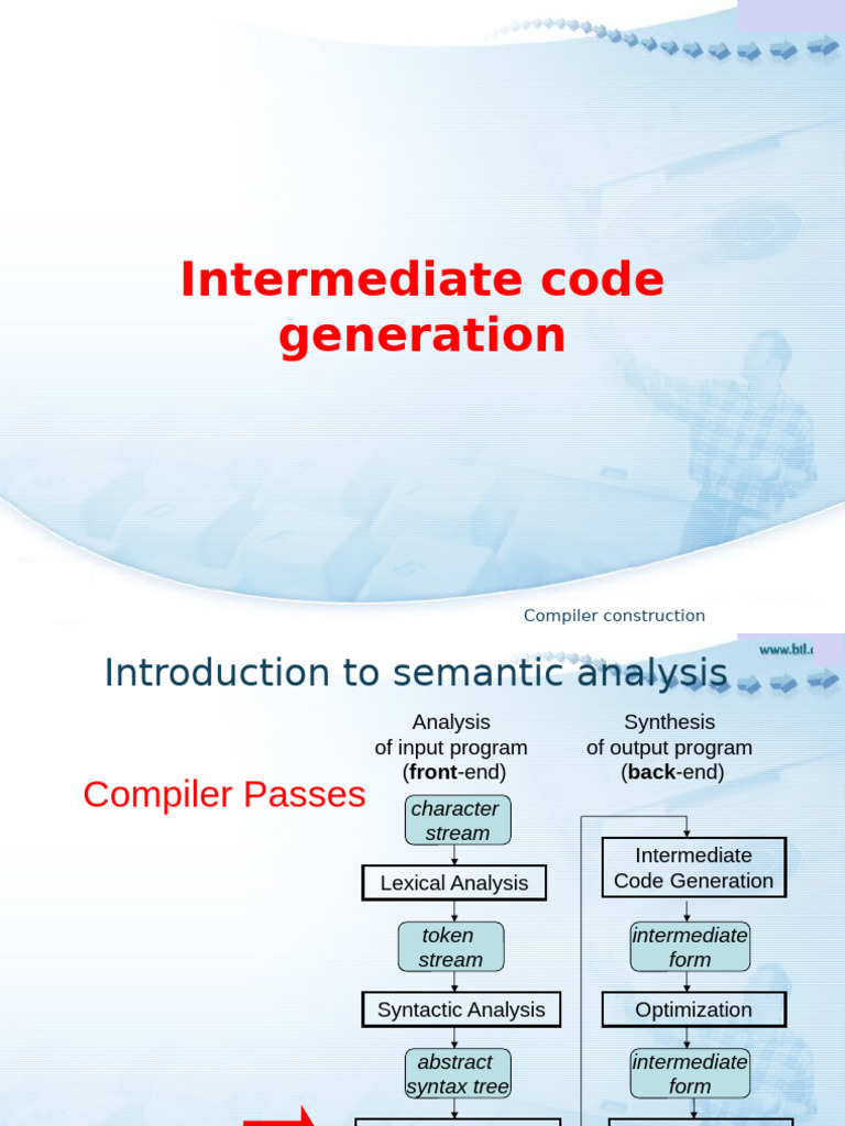 Lecture 7 - Intermediate Code Generation | PDF | Compiler | Assembly Language