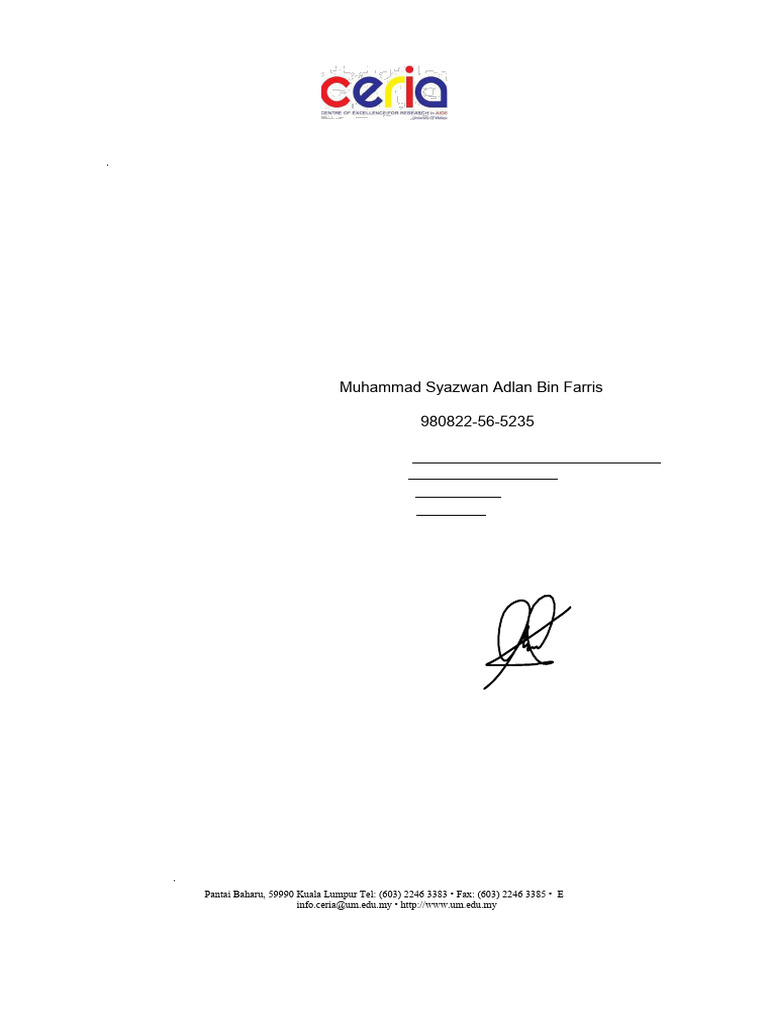 Ceria - AcknowledgeReceiptCash.O2O Study (FGD 4) (Syazwan) | PDF