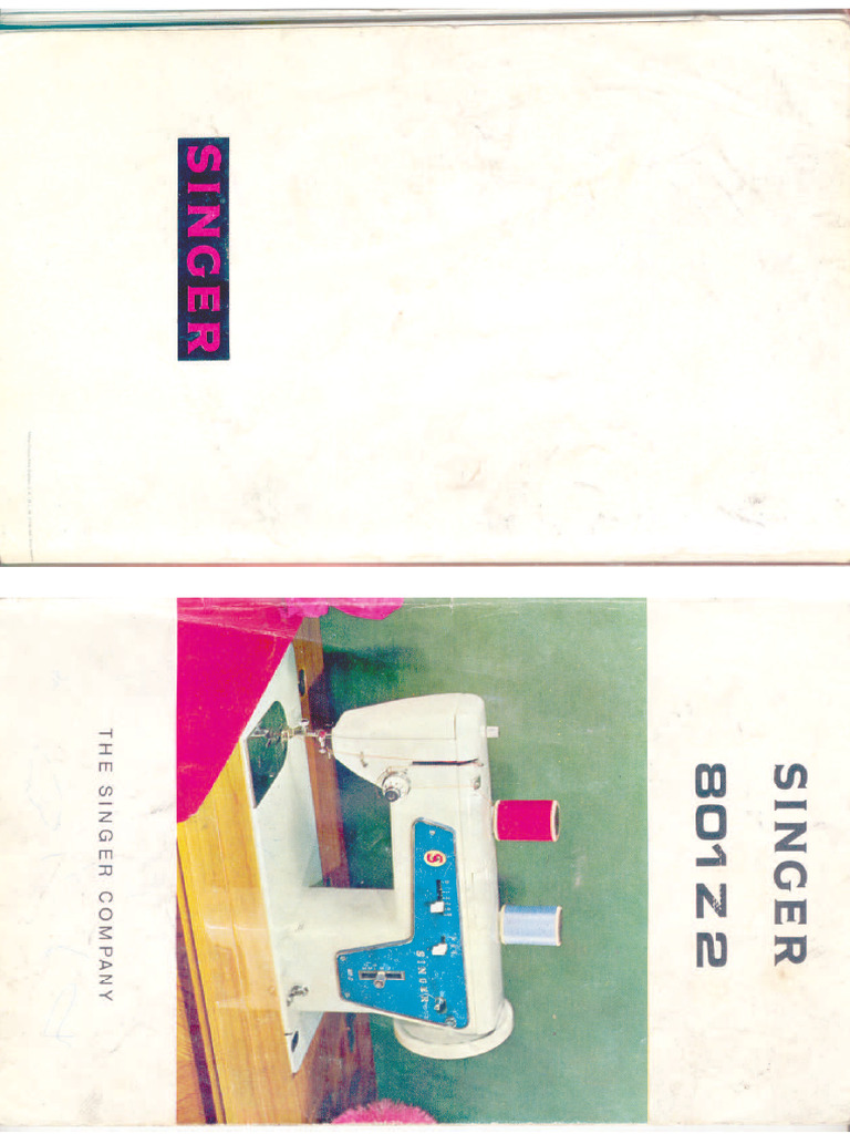 Manual Singer Mod 801 Z2 | PDF