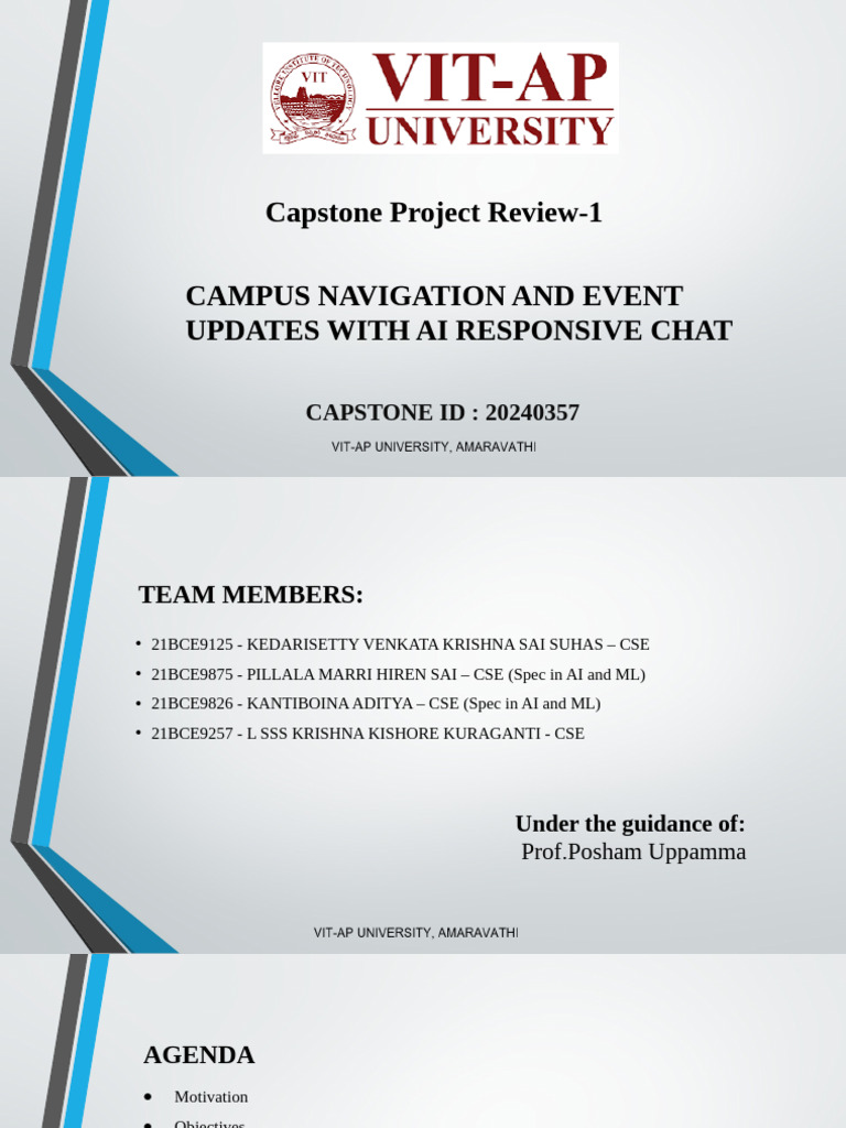 Capstone Review 1 21bce9125 | PDF | Map | Artificial Intelligence
