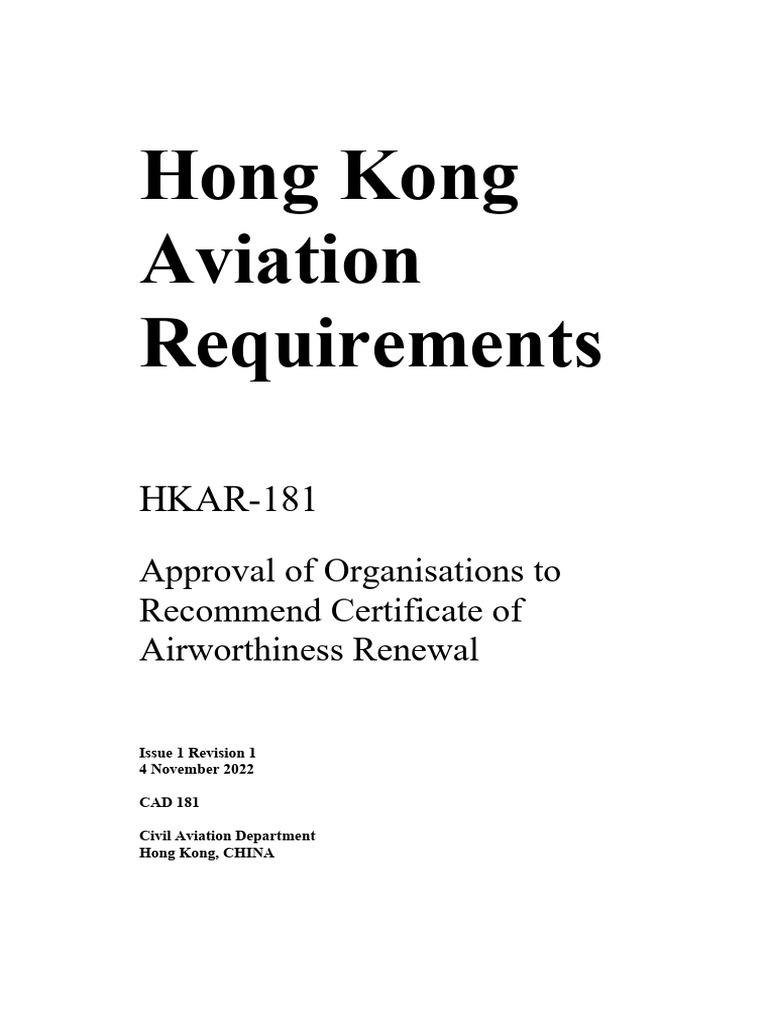 Hkar 181 | PDF | Aviation
