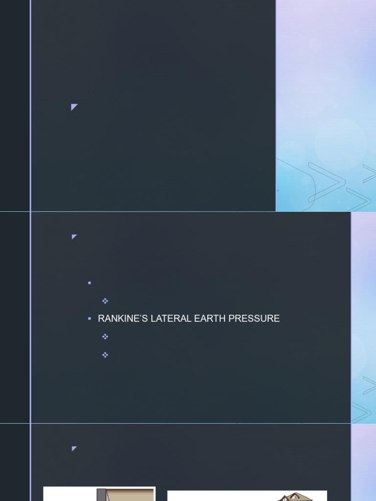 Lateral Earth Pressure Analysis Techniques | PDF | Materials | Physical ...