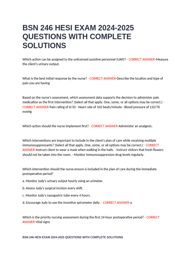 20241127181039 6747609f8e8e7 Bsn 246 Hesi Exam 2024 2025 Questions With Complete Solutions.docx ...