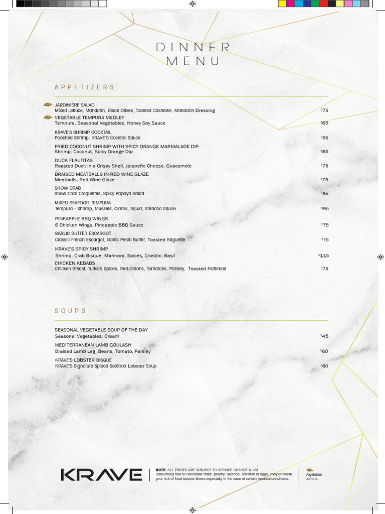 A-LA-CARTE-DINNER-MENU-POST-COVID-Final | PDF | Sauce | Hamburgers