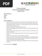 13 Pre MCQ Answer Template | PDF