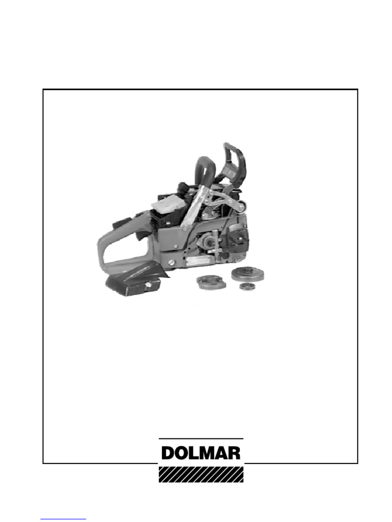 Dolmar 115i Service Manual | PDF | Piston | Carburetor