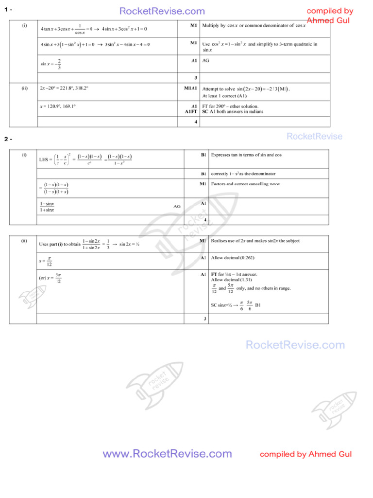 trig proof 2016-2019 ms | PDF