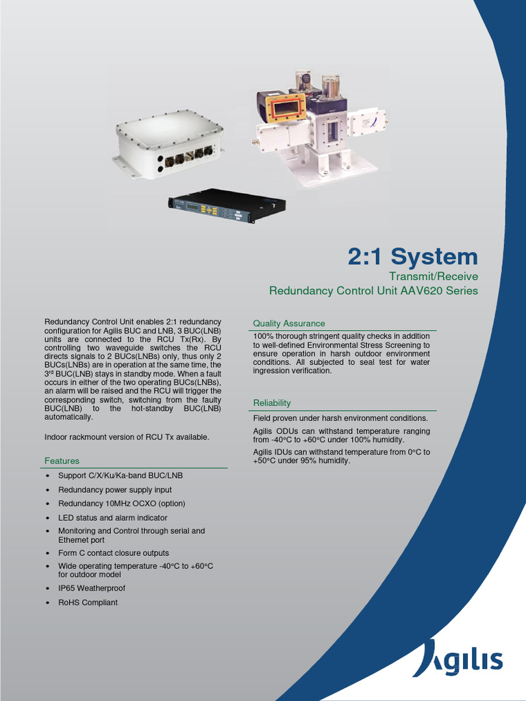 ProductSheet Agilis 21-System-rev-A 03 | PDF | Manufactured Goods ...