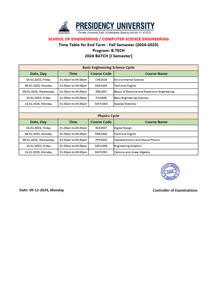 School of Engineering / Computer Science Engineering | PDF