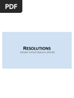 Model UN Made Easy: How To Write A Resolution | PDF | United Nations ...