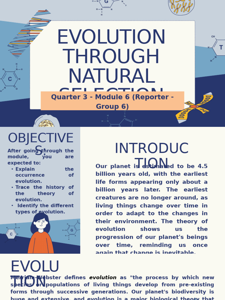 Evolution-and-Natural-Selection-and-Theories-of-Evolution-Module-6 ...