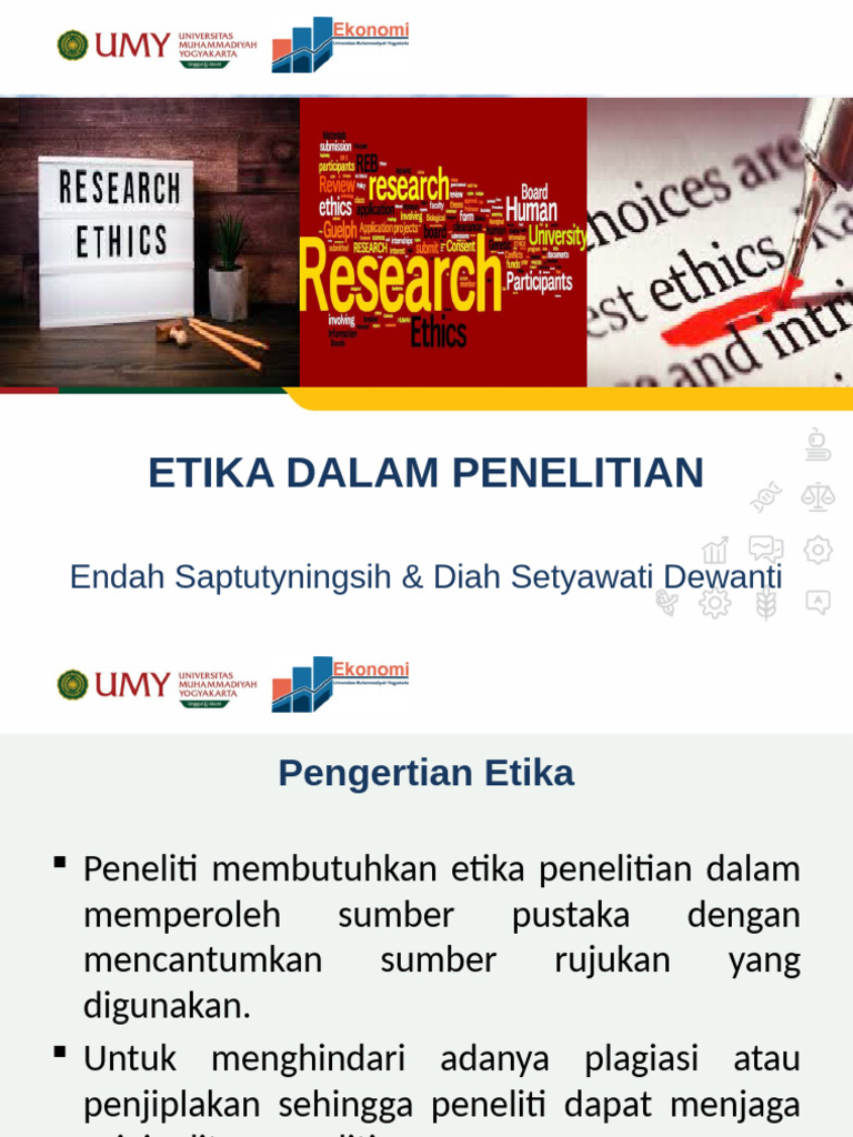 Etika Dalam Penelitian - ES1 | PDF