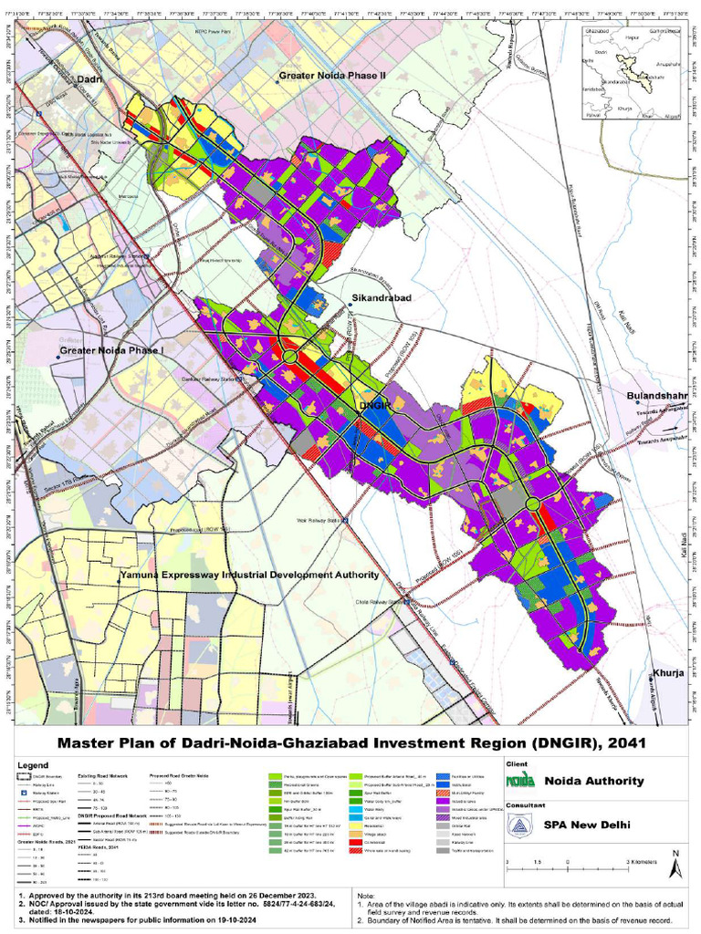New Noida Master Plan | PDF