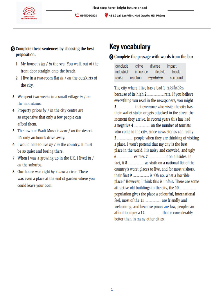 Writing Task 1 - Band 4-5 | PDF