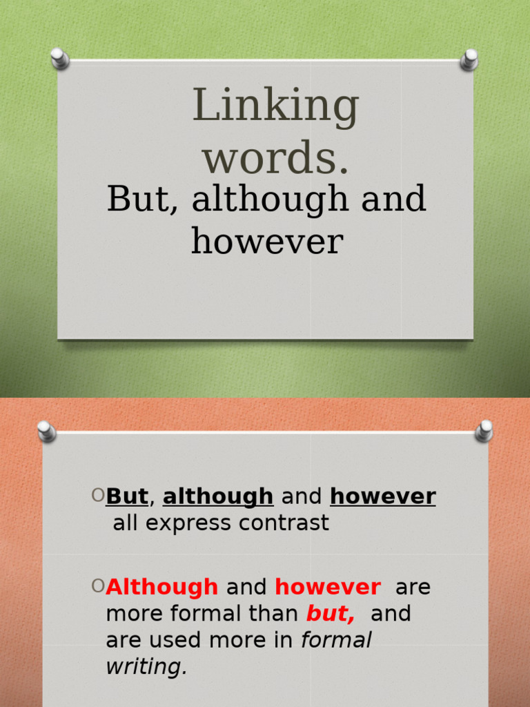 Linking Words Grammar Guides 55613 | PDF