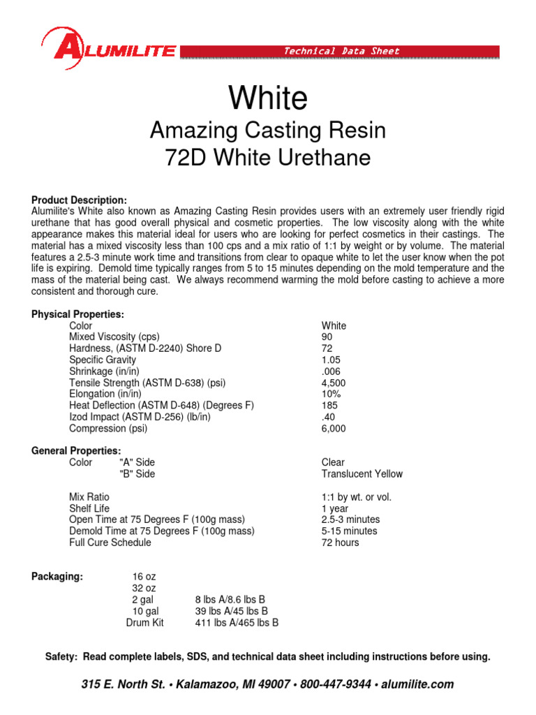 White - Amazing Casting Resin | PDF | Paint | Casting