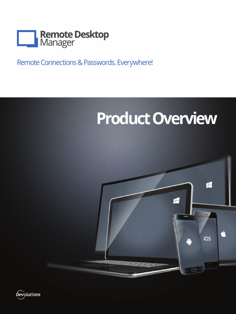 Remote Desktop Manager Catalog | PDF | Remote Desktop Services | File Transfer Protocol