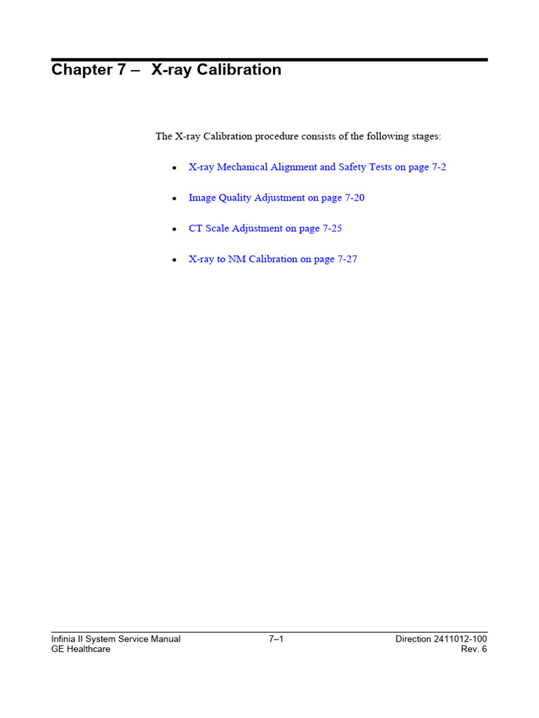 7-X-Ray Calibration | PDF | Ct Scan | X Ray