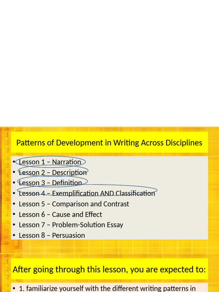5 Ptterns COMPARISON AND CONTRAST | PDF | Essays | Human Communication