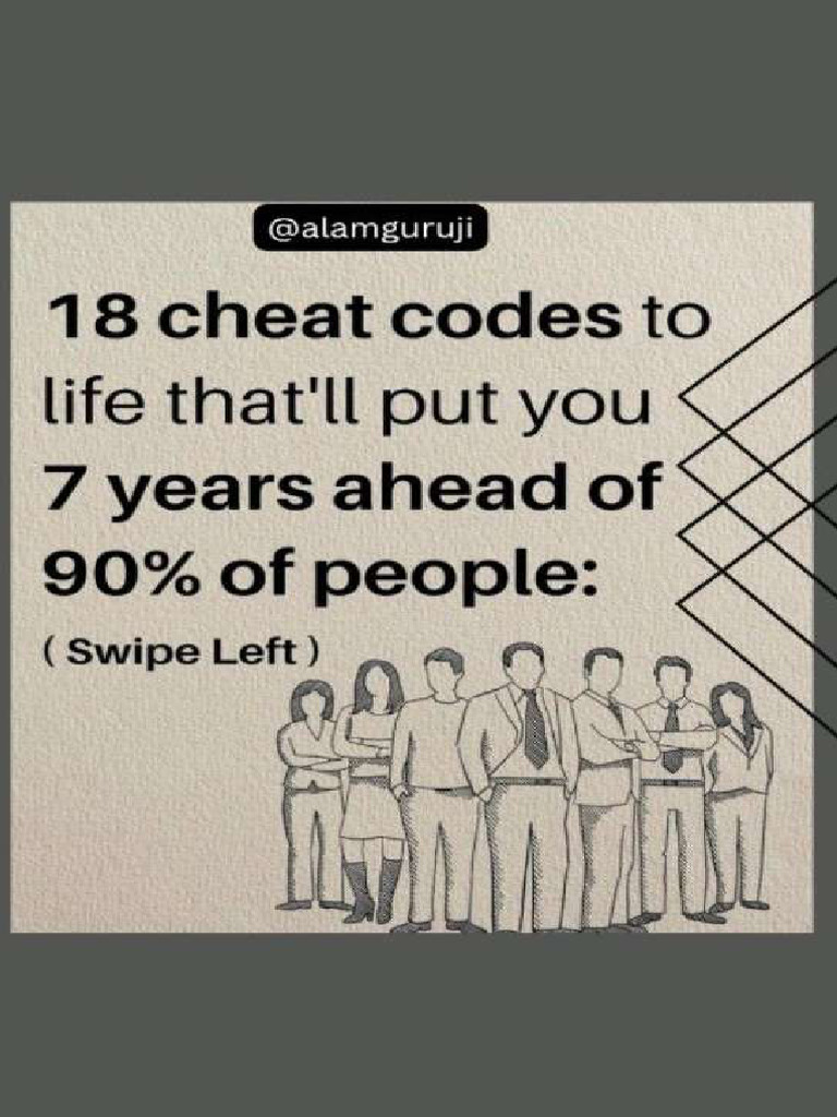 18 Cheat Codes for Life | PDF