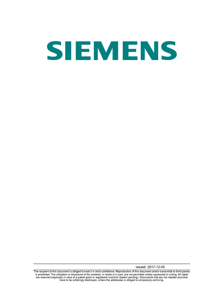 00 Manual For Siemens Transformer | PDF | Transformer | Patent