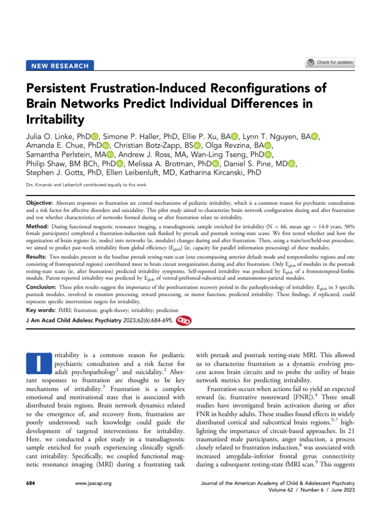 Persistent Frustration Induced Reconfigurations of | PDF | Dependent And Independent Variables ...