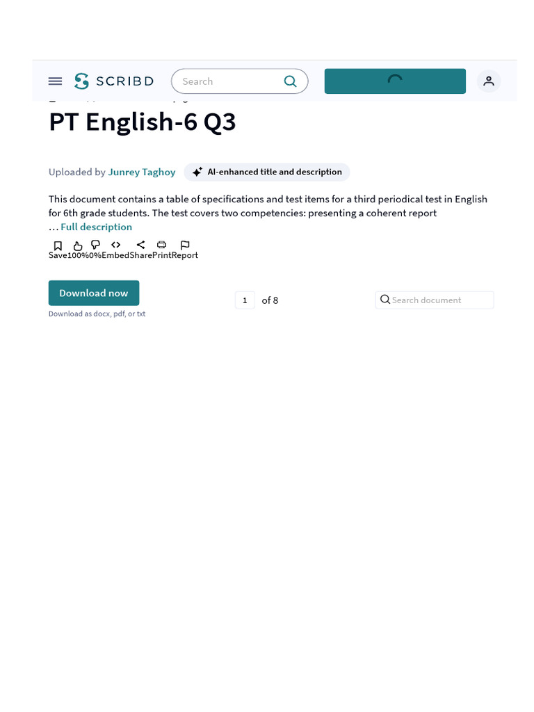 www.scribd.comdocument715546079PT-ENGLISH-6-Q3 (1) | PDF