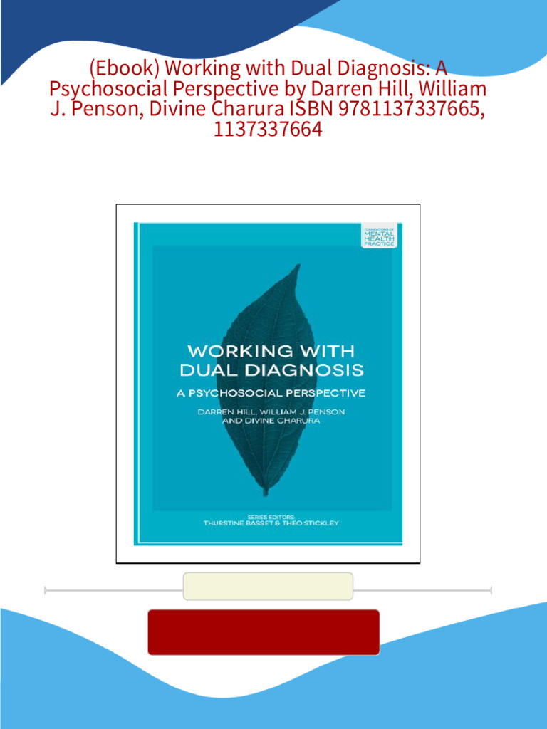 (Ebook) Working With Dual Diagnosis: A Psychosocial Perspective by ...