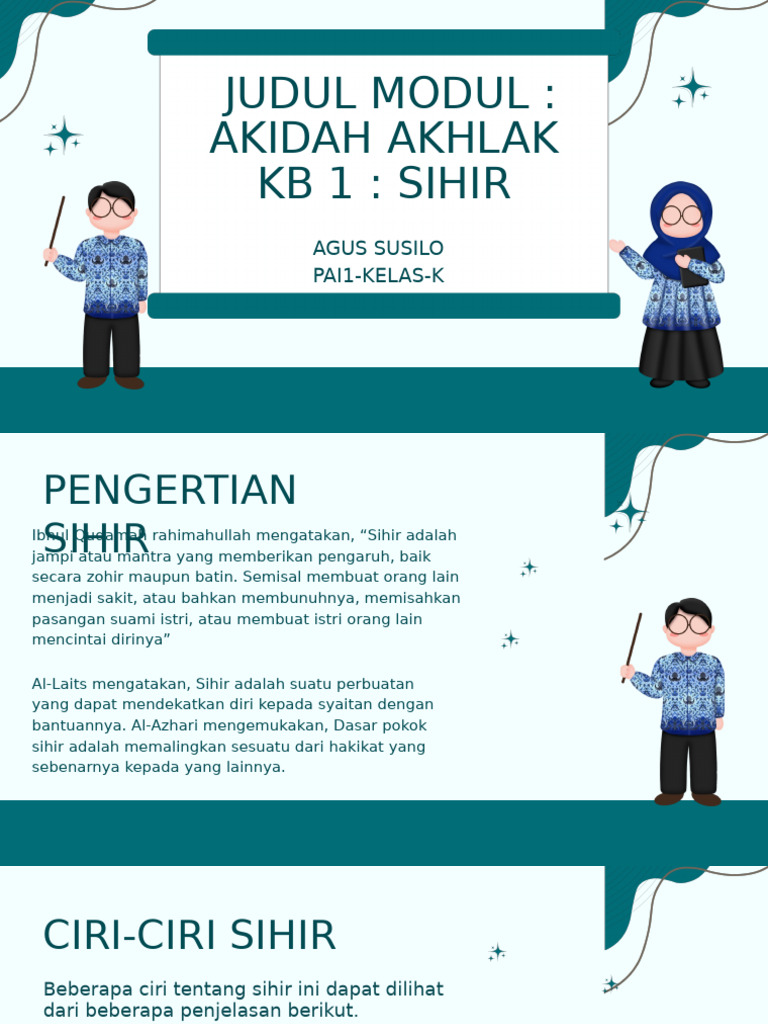 Modul 3 Akidah Akhlak KB 1 Agus Susilo | PDF