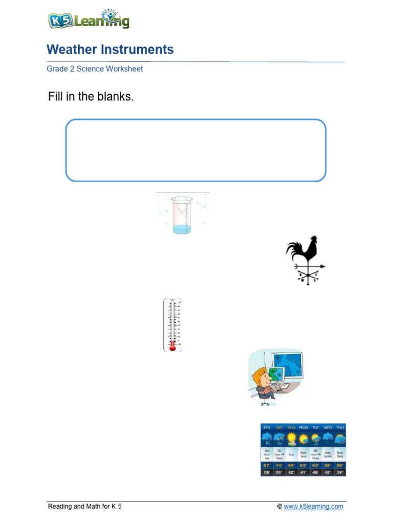 Grade 2 Weather Instruments | PDF